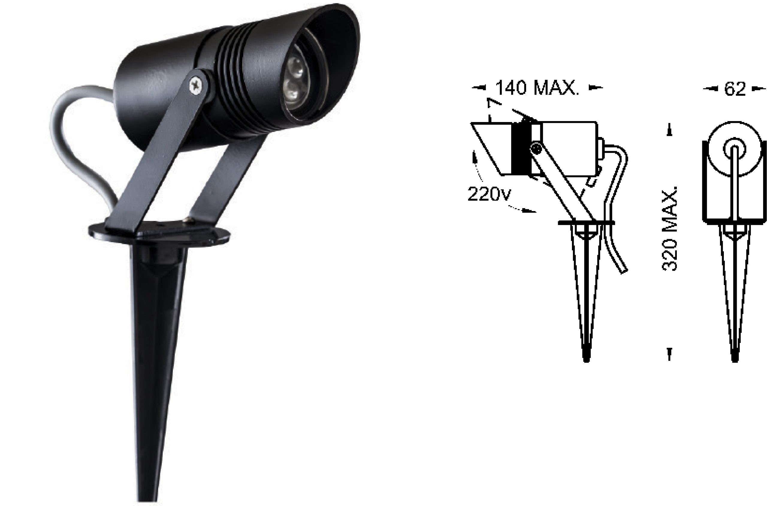 BEAMER HOODY 8W 710lm 2700K Cut Off Angle : 40º – ReizIndia